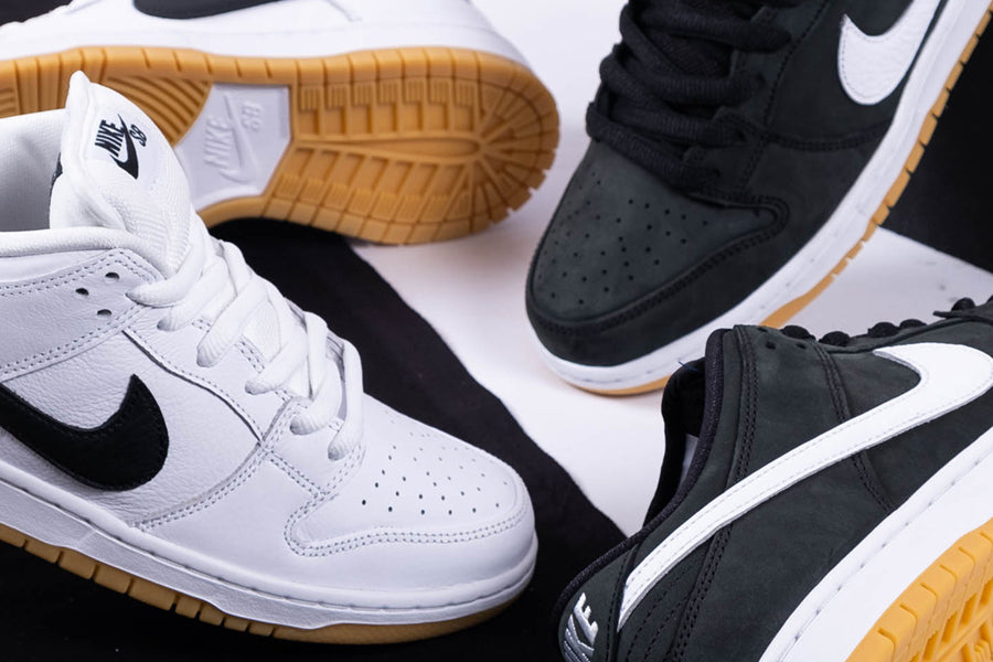 Nike SB Dunk Low Black & White – Pivot Skateshop